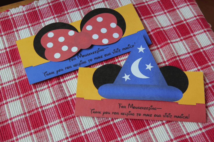 Printable Mousekeeping Tip Envelope for Your Next Disney Trip!
