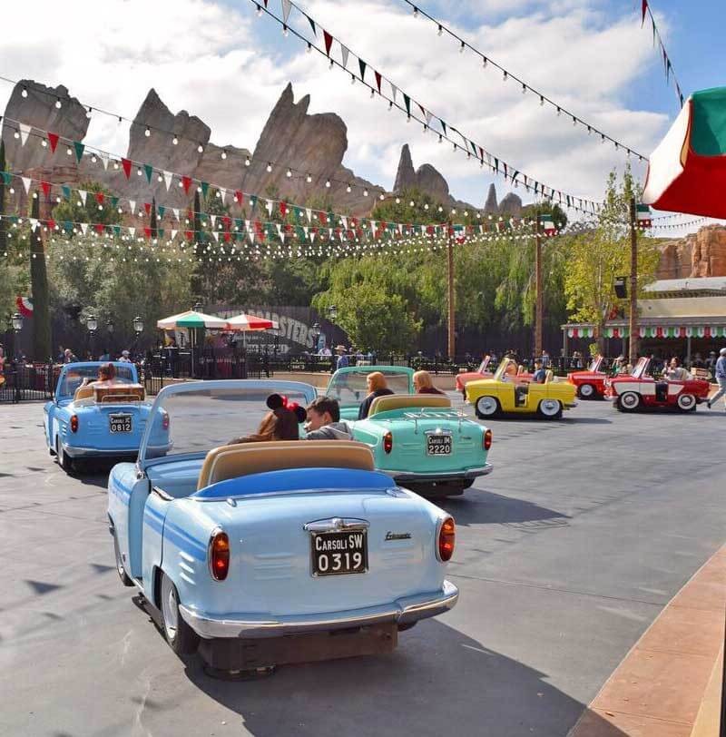 Luigi's Roadsters and Other Must-See Cars Land Attractions