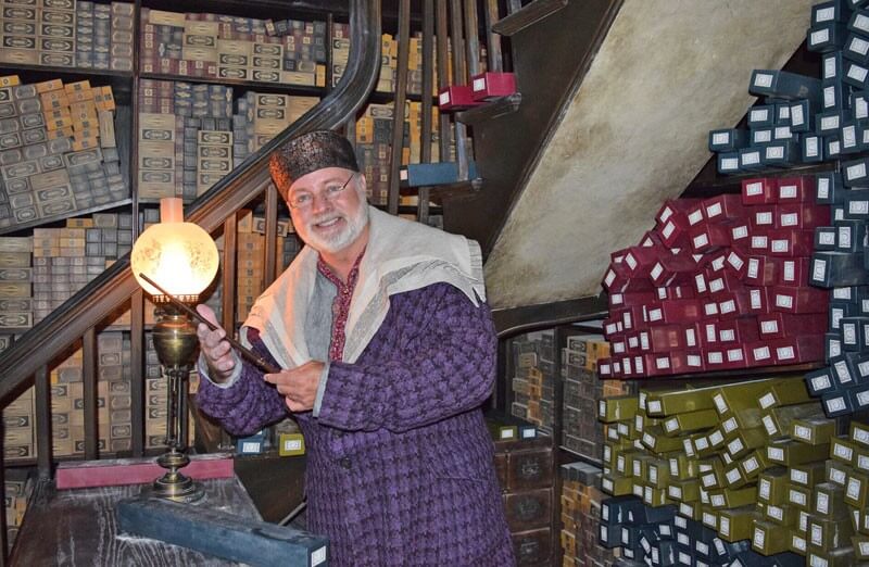 Fun With a Wizarding World Wand at Universal Hollywood