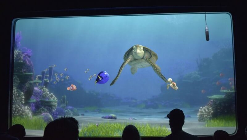 Finding Dory at Turtle Talk at Disney's California Adventure