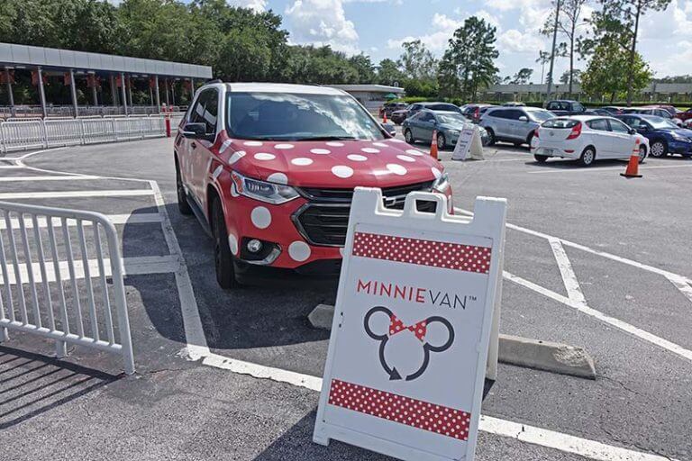 Using the Minnie Van Service to Get Around Disney World