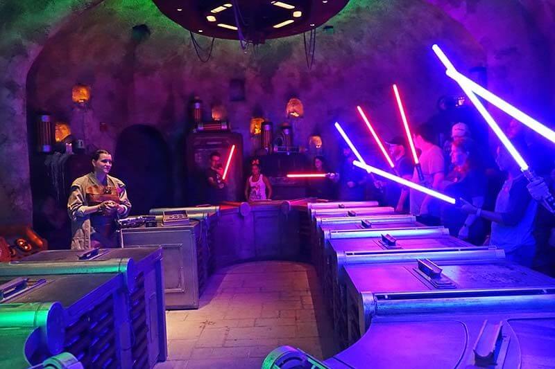 Building a Lightsaber Inside Savi's Workshop at Disney World