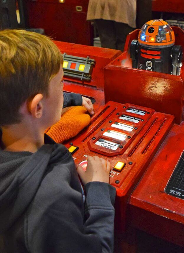 Building a Droid at Droid Depot Disneyland