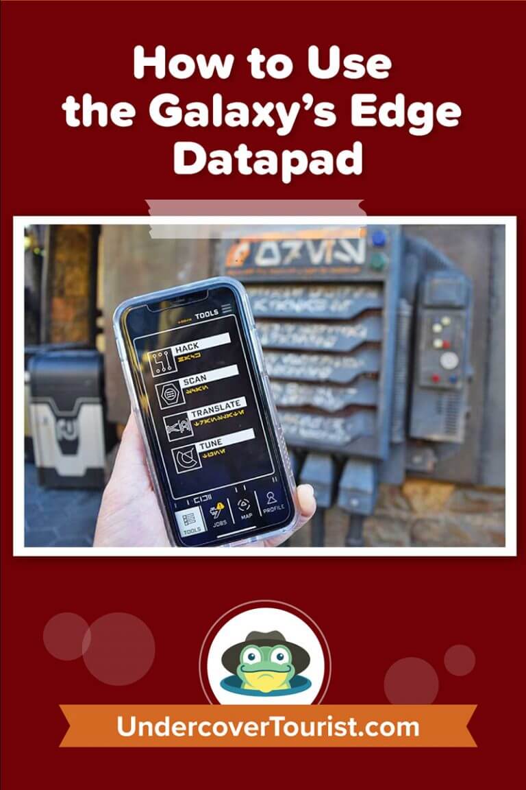 Guide to Using the Star Wars: Galaxy's Edge Datapad at Disneyland