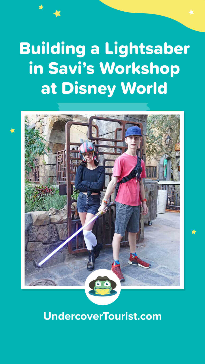 Building a Lightsaber Inside Savi's Workshop at Disney World
