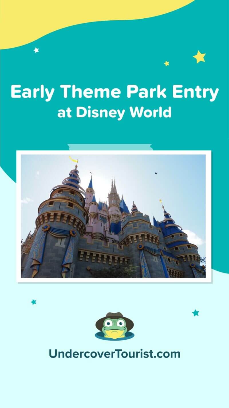 All About the Early Theme Park Entry Benefit at Disney World