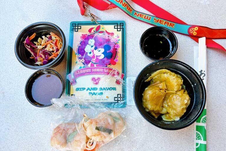 The Full List of Lunar New Year Disneyland Food Menus