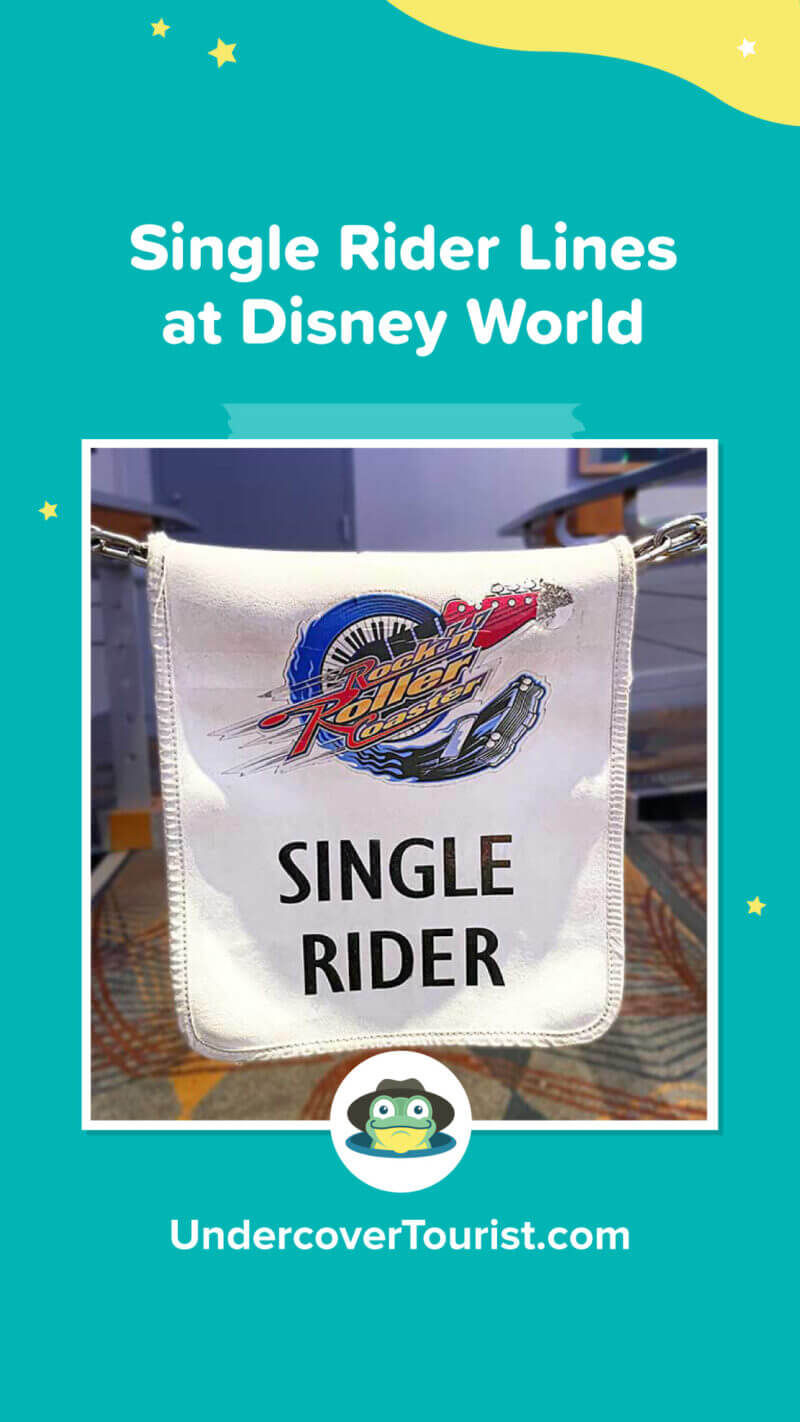 Using Single Rider Lines at Disney World