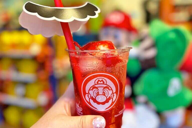 Power-Up with Super Nintendo World Food and Drink at Toadstool Cafe
