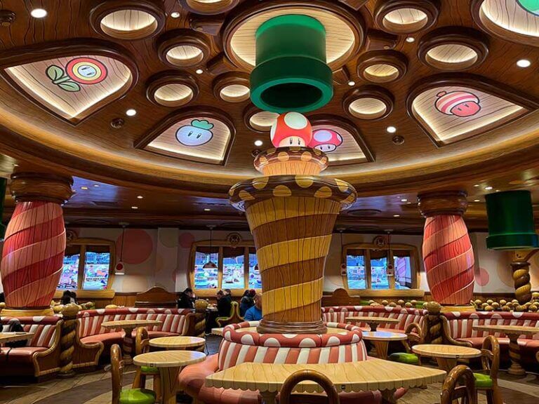 Power-Up with Super Nintendo World Food and Drink at Toadstool Cafe