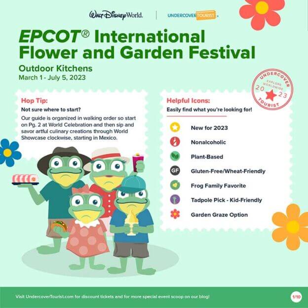 Full List of EPCOT International Flower and Garden Festival 2023 Menus