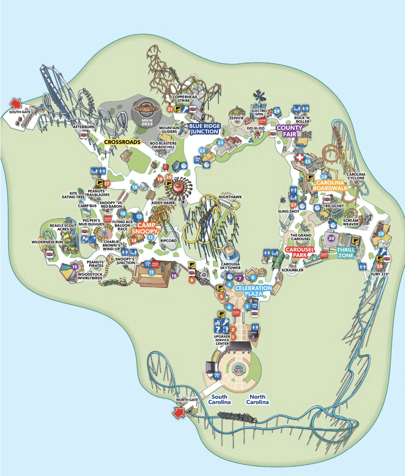 Our In-Depth Guide to Carowinds Amusement Park in North Carolina