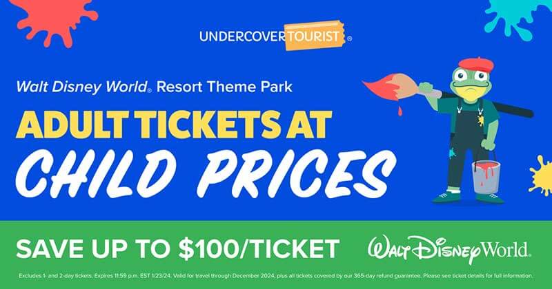 Disney World Adult Theme Park Tickets at Child Prices