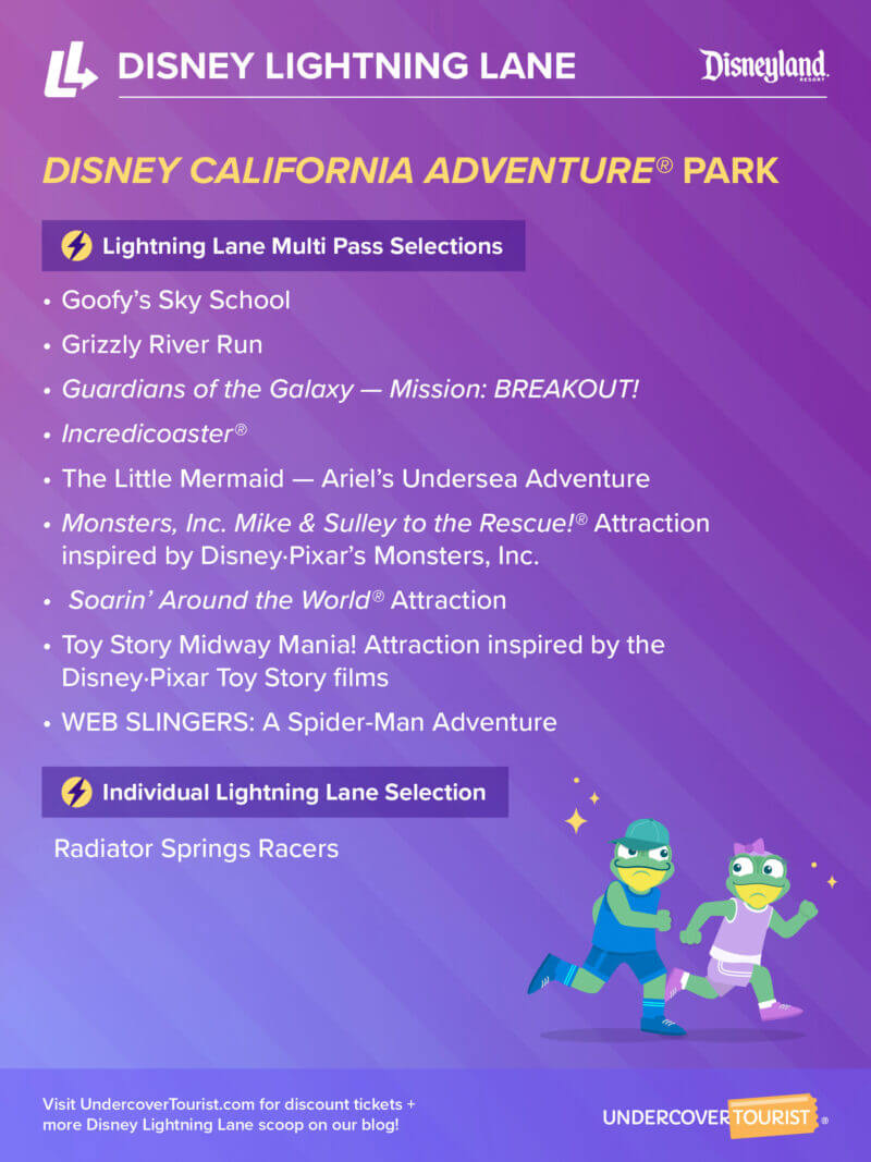 Which Rides Are Available on Lightning Lane at Disneyland?