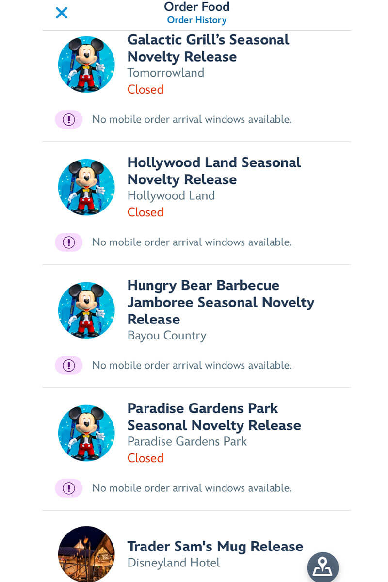 How to Use the Disneyland Mobile Order Service