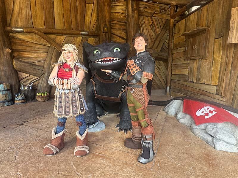 How to Meet Toothless in Isle of Berk at Epic Universe