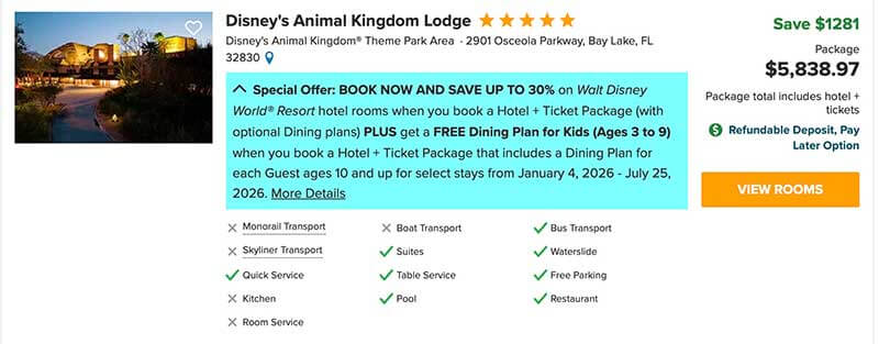 Disney World Vacation Packages - Bundle and Save