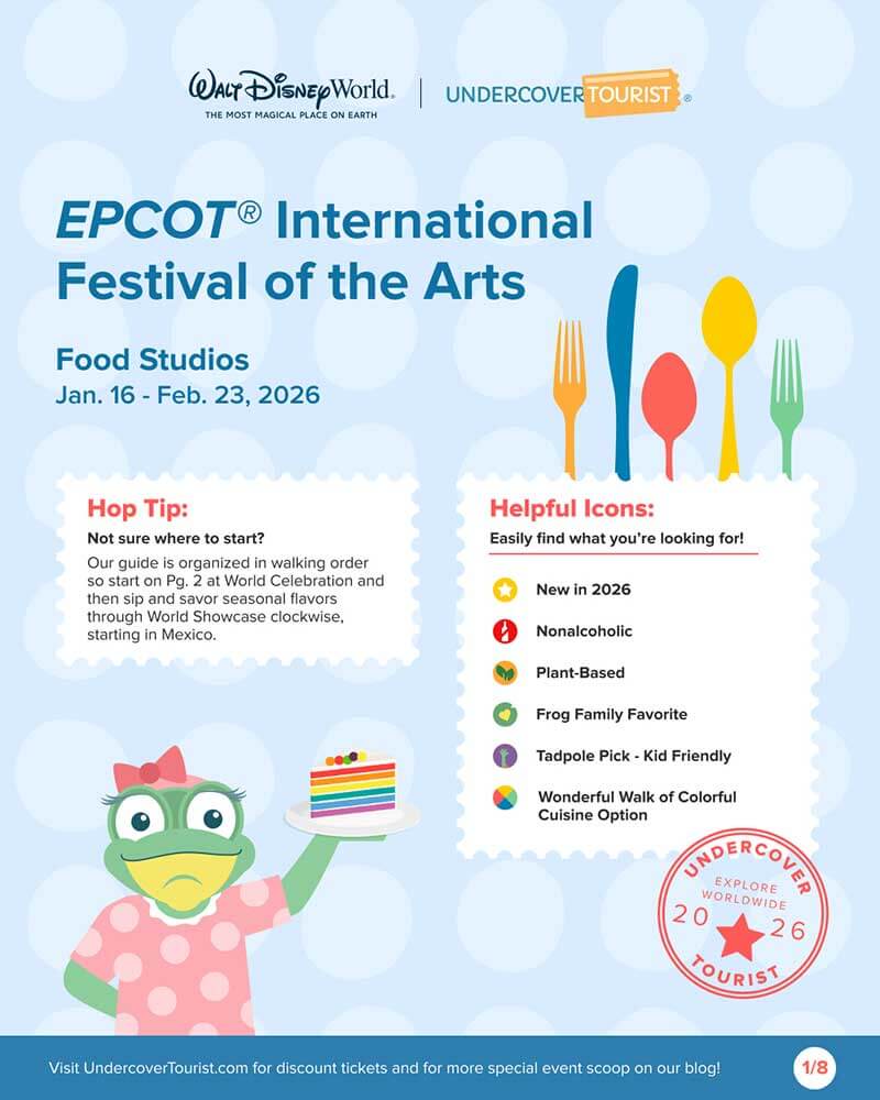 The Full List of EPCOT International Festival of the Arts 2026 Food Menus