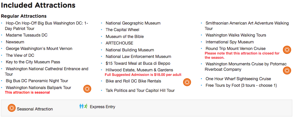 Washington D.C. Discount Tickets | Best Washington D.C. Discount Ticket ...